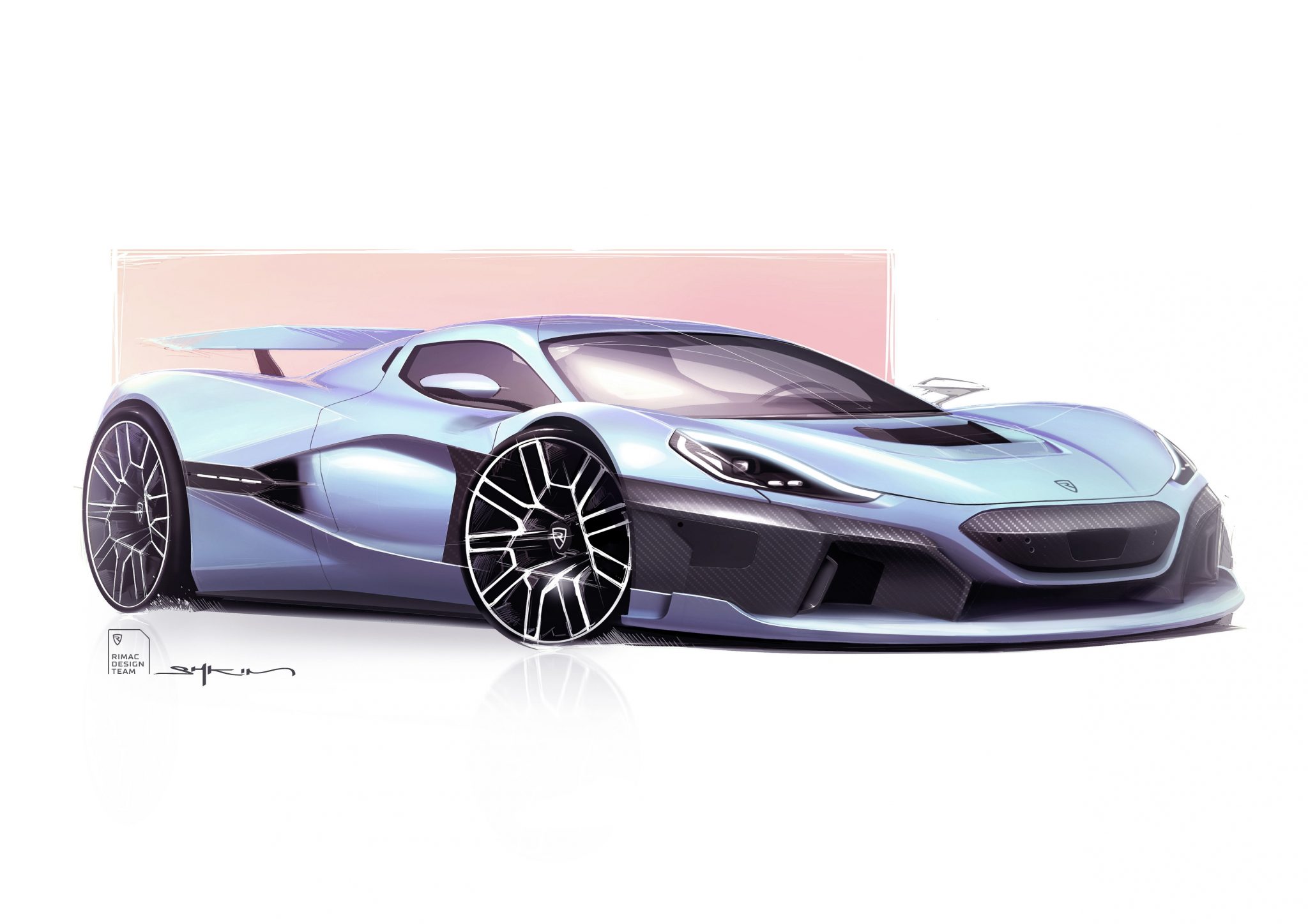 Rimac Nevera Sketch | EV Performance