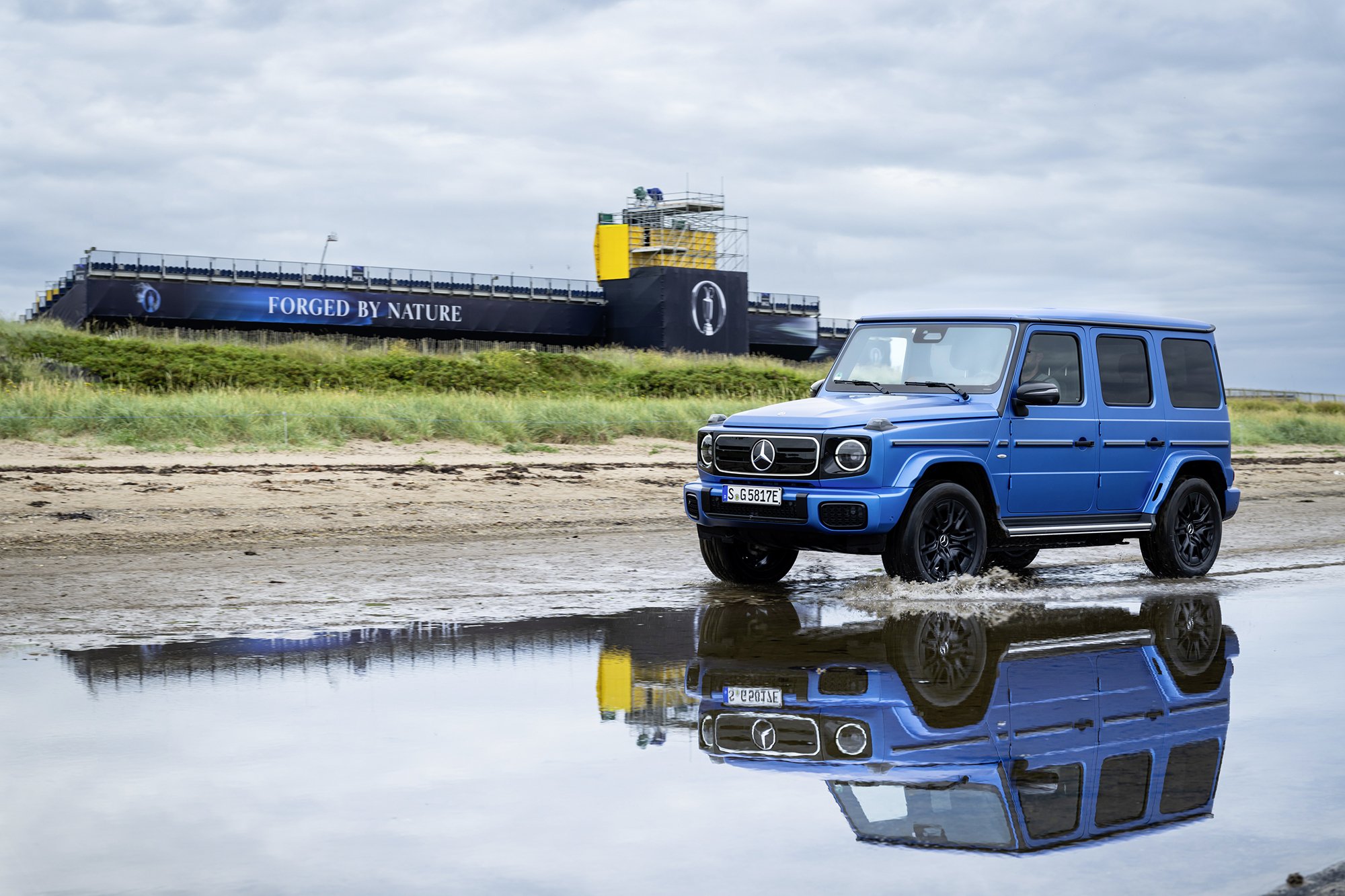 Two Icons United: The Electric G-Class Carries Trophy Back To Golf ...