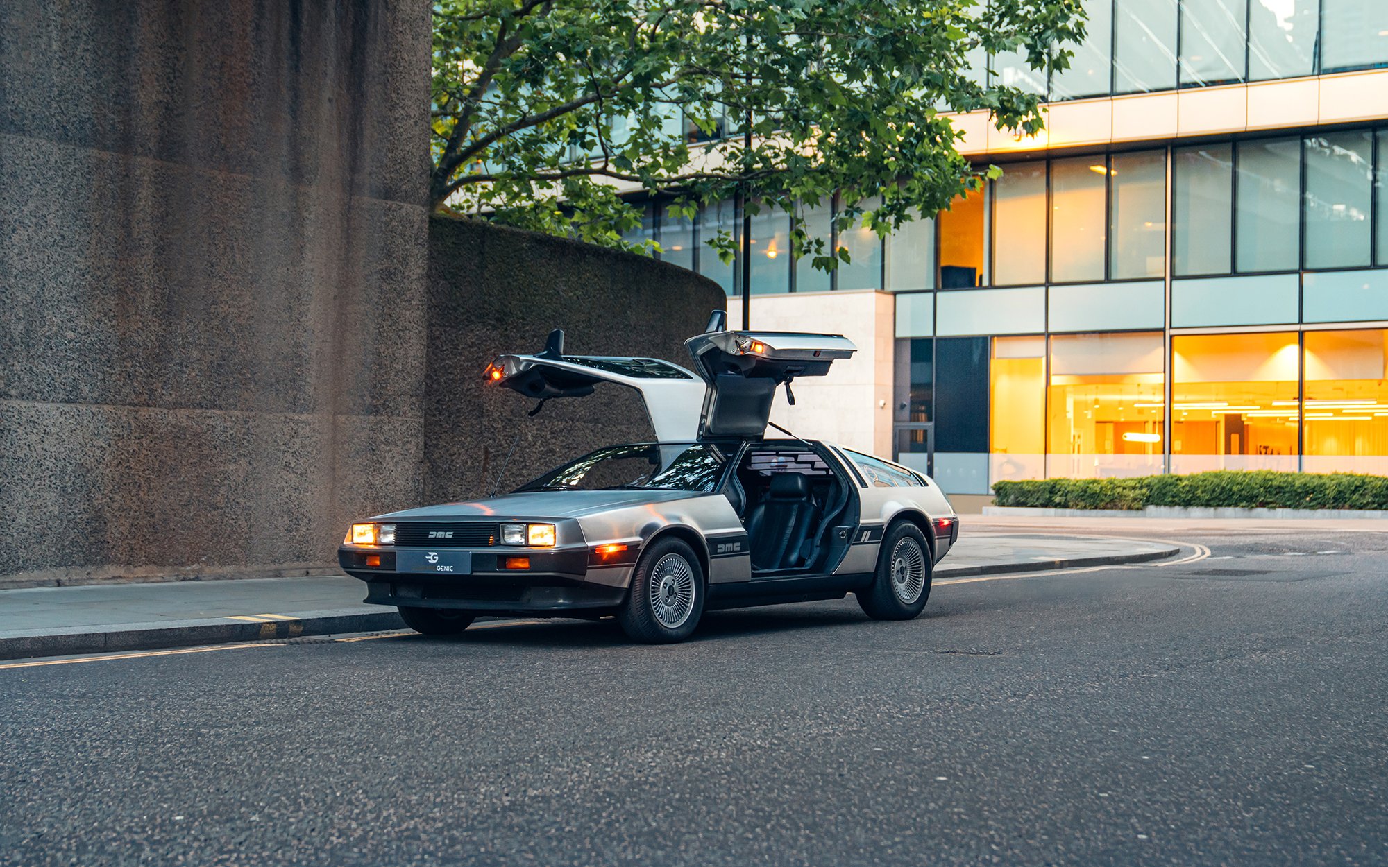 The Back To The Future Star Car Goes Electric - DeLorean DMC-12 At ...
