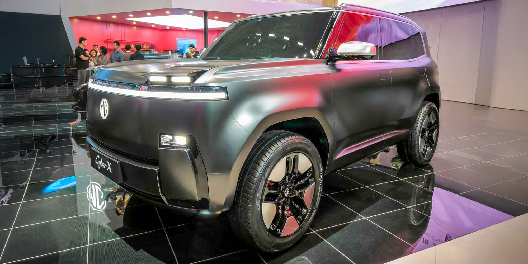 MG Cyber X: The Boxy Electric SUV With Pop-Up Headlights | EV Performance